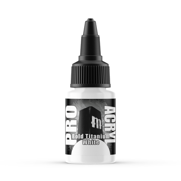 Pro Acryl - Bold Titanium White 22ml – AFK Gaming Ltd
